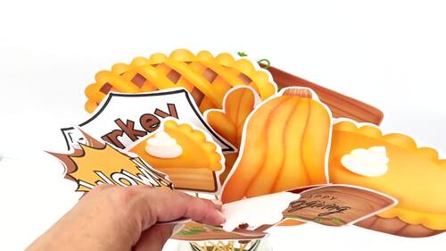 Thanksgiving Photo Props + Booth Decor, Bulletin Board & Backdrop