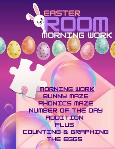 Spring Morning Work, Phonics, and Math | TPT