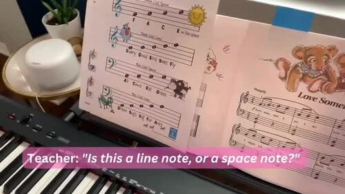 Music Acronyms for the Notes on the Grand Staff Worksheets (11 pages)