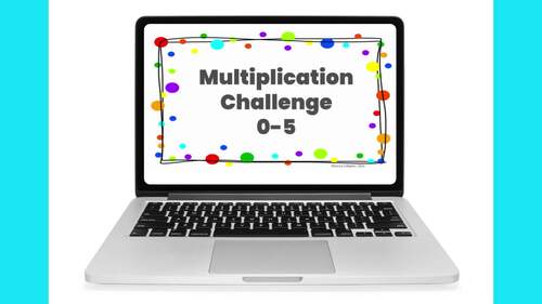 Multiplication Digital Math Activity Bundle -0-5 and 0-10 Fact Fluency