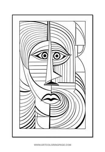 Unleash Your Inner Artist with Abstract Coloring Art Vol. 7! by Coloringfy