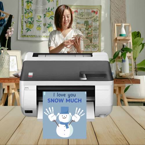 Winter Handprint Art | Snowman Template | Winter Craft | Winter Activities