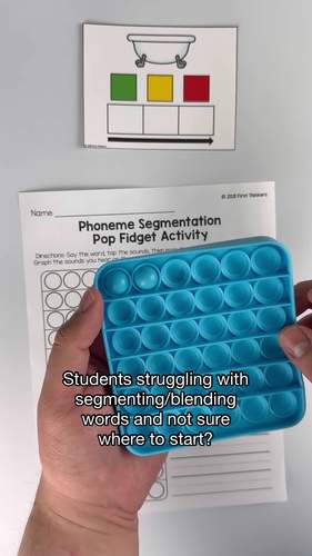 Tap It Map It Graph It Blending and Segmenting Activities | Phoneme ...
