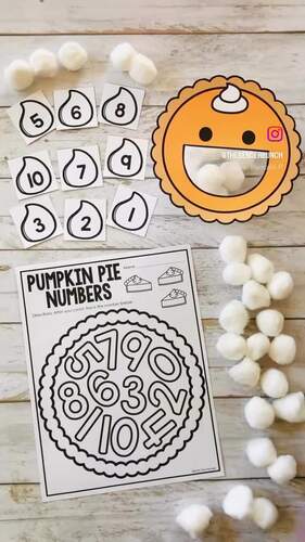 Counting 1 - 5, 1 - 10, or 1 - 20 - Thanksgiving Counting to 20 - Feed ...