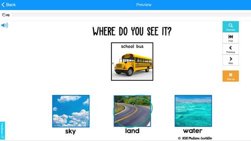 Sorting Transportation | Boom Cards by ABA Learning Corner | TPT