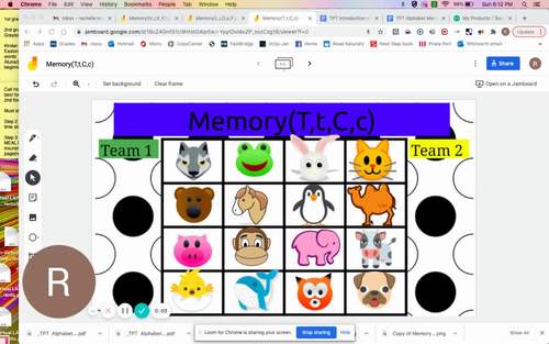 Alphabet Memory Jamboard games--42 Jamboard bundle--editable and ...