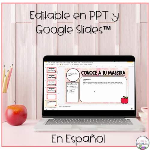 Open House | Meet the Teacher Spanish Template Slides (EDITABLE)