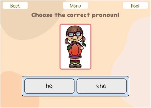 Subjective Pronouns Boom Cards | He She They It | Fall Themed by The ...