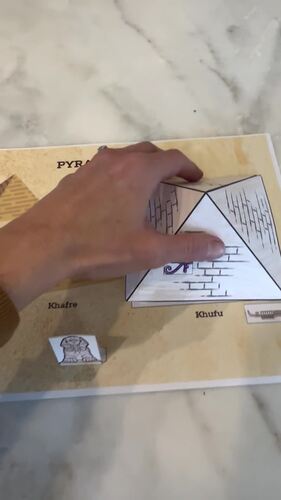 Ancient Egypt Afterlife & Pyramids Activity | 3D Pyramid Craft + Reading