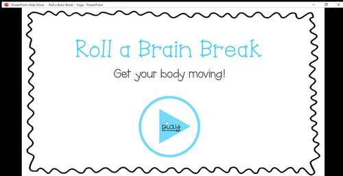 Yoga Themed Digital Game - perfect for telehealth and distance learning
