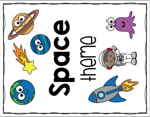 SPACE Speech Therapy Language Activities by Speech Cube | TpT