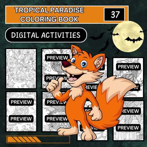 Tropical Paradise Coloring Book – Escape to a Relaxing, Creative Adventure