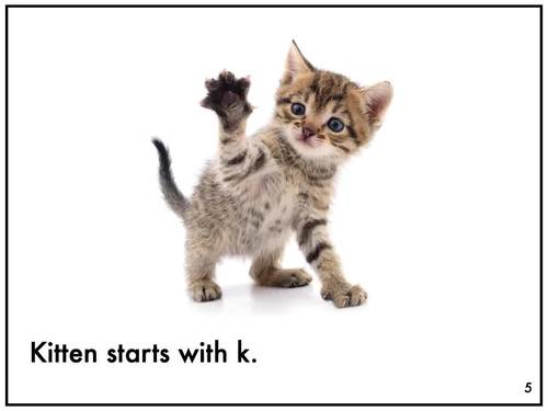 K Words: Alphabet Picture Book by The Productive Teacher | TpT