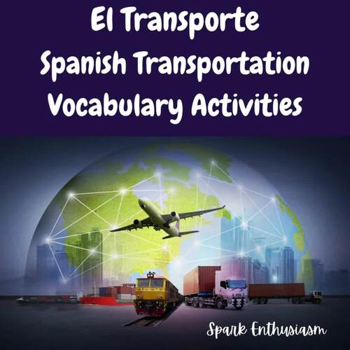 Transportation Vocabulary, Activities, Crossword, Games, & Quiz Unit
