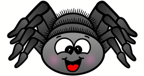 Spider Faces Clip Art (Fall Halloween) by Wisdom Teaching Kids | TPT