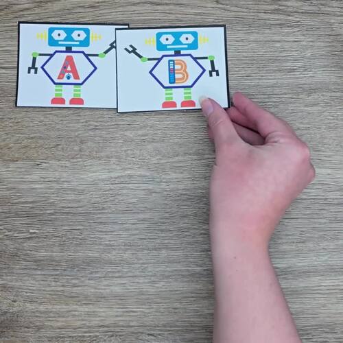 ABC Order Chain Robots by HH Fun and Learning | TPT