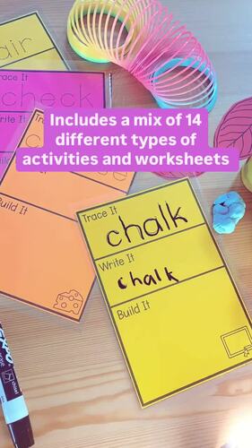 1st Grade Reading Phonics Sight Words Literacy Centers Worksheets Word Work
