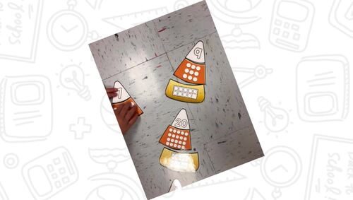 Candy Corn Math Puzzles | Numbers & Counting to 20 Activities | TPT