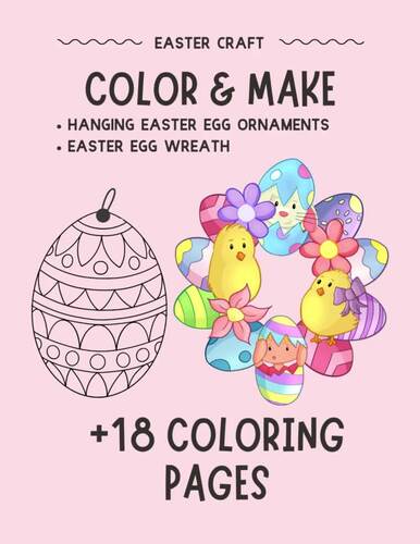Easter Craft: Design an Easter Egg, Make an Easter Egg Wreath & Egg ...
