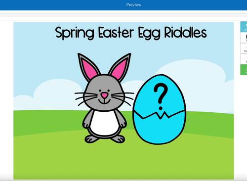 Spring Riddles Boom Cards Speech Therapy Inferencing Language Activity ...