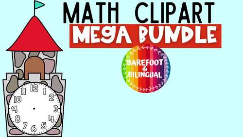 Math Clipart ALL YEAR MEGA GROWING BUNDLE **LIGHTNING DEAL** | TPT