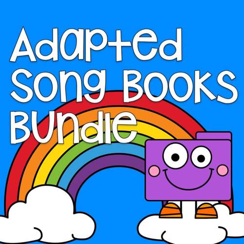 Adapted Song Books Bundle by File Folder Heaven | TPT