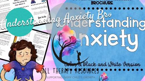 ANXIETY & WORRIES - School Counseling Brochure - SEL Counselor Resource