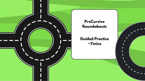 QLD PreCursive video lesson: Road to Writing (Roundabouts - a,b,c,d,e,g ...