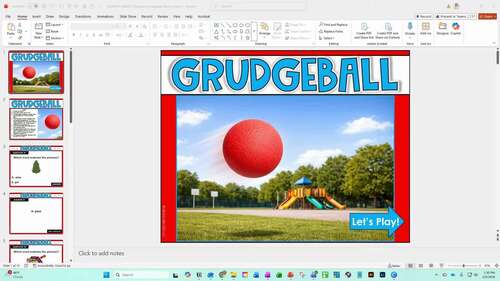 Grudgeball Review Game | Editable Review Game for Any Subject | TPT