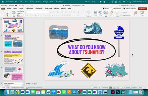 V8.4 Australian Curriculum - Year 6 - Tsunamis Lesson Sequence | TPT