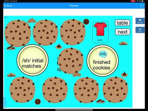 Cookie Batch Match for /sh, ch, j/ Boom Cards Distance Learning | TPT