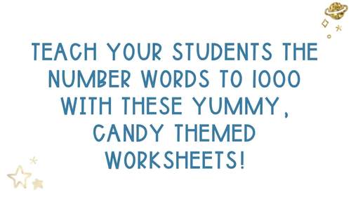 Numbers in Word Forms : Numbers to 1000 by Kerry Grogan Tutoring