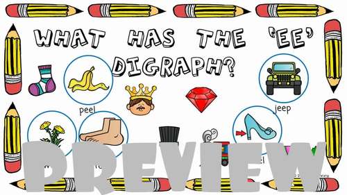 Vowel Digraph EE Worksheets, game and PPT Slides by Miss YCWang | TPT