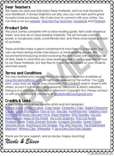 Pumpkin Close Reading Passage Activities by Nicole and Eliceo | TpT