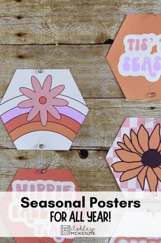 Holiday Classroom Decor Posters Bundle #4 by Ashley McKenzie | TPT