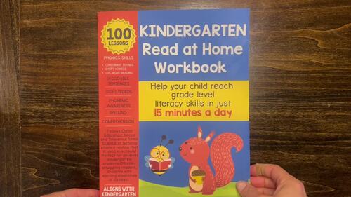 Science of Reading Summer Workbook Kindergarten skills CVC words ...