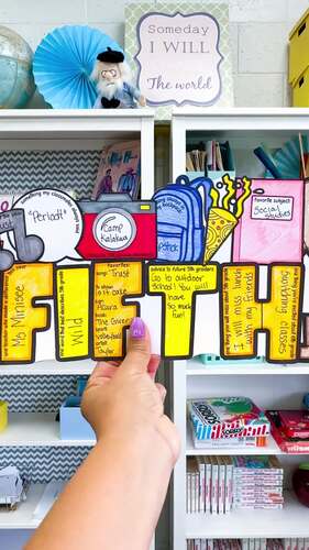 5th Grade Memory Book, End of Year Reflection Craft, Last Week of ...