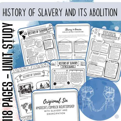 Global History of Slavery, U.S. Slavery, and Its Abolition Unit Study ...