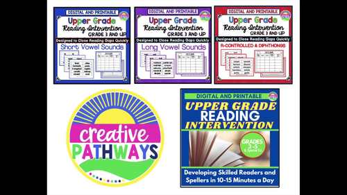 Phonics Intervention Upper Grades| Decoding Activities | Science of ...