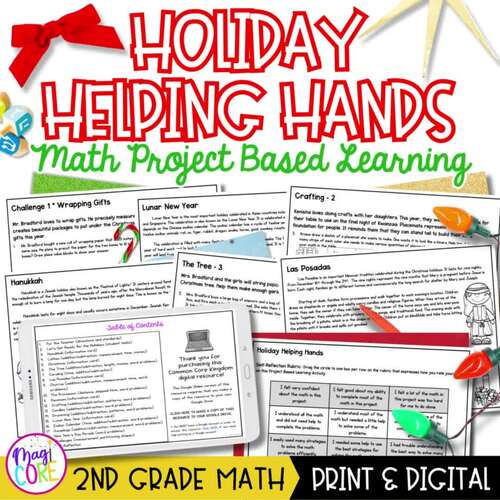 Holidays Around the World Reading Math Project Based Learning Activity ...