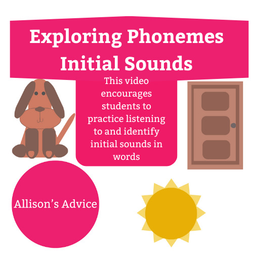 Phonemic Awareness Activity: Initial Sounds by Allisons Advice | TPT