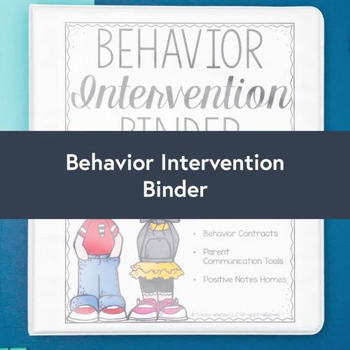 Behavior Contracts and Behavior Intervention Forms EDITABLE by Create ...