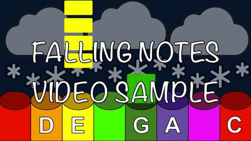 Snow - Boomwhacker Play Along Video and Sheet Music by Mr G Music Tech