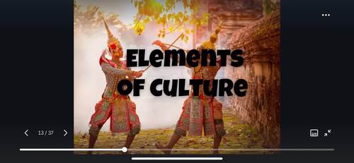 Elements of Culture Power Point (PPT) by World Wide Geography | TPT