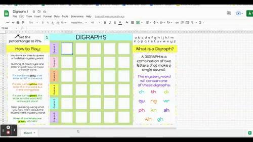 Digital Wordle Game for Phonics Practice, BUNDLE by Claro de Luna