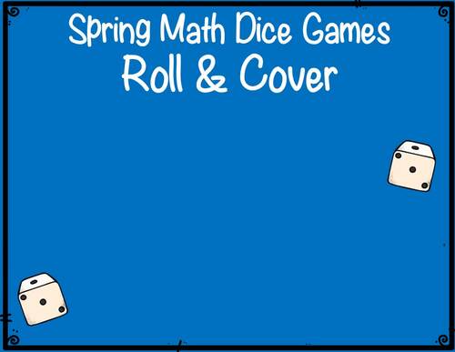 Spring Math Center Dice Games by The Teaching Scene by Maureen | TPT