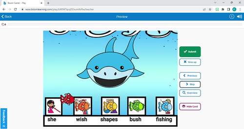 /sh/ all positions: Feed the Fish to the Shark. | TPT