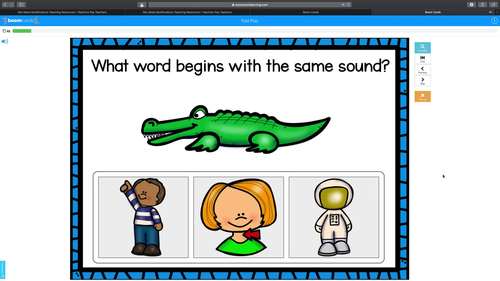 Phonological Awareness: Beginning Sound Match- Boom Cards | TpT
