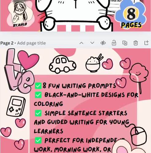 Valentine's Day Writing & Coloring Activities – Fun & Creative Prompts ...