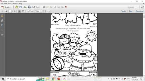 Kindergarten Readiness Preschool No Prep Printable Workbook | Special Needs